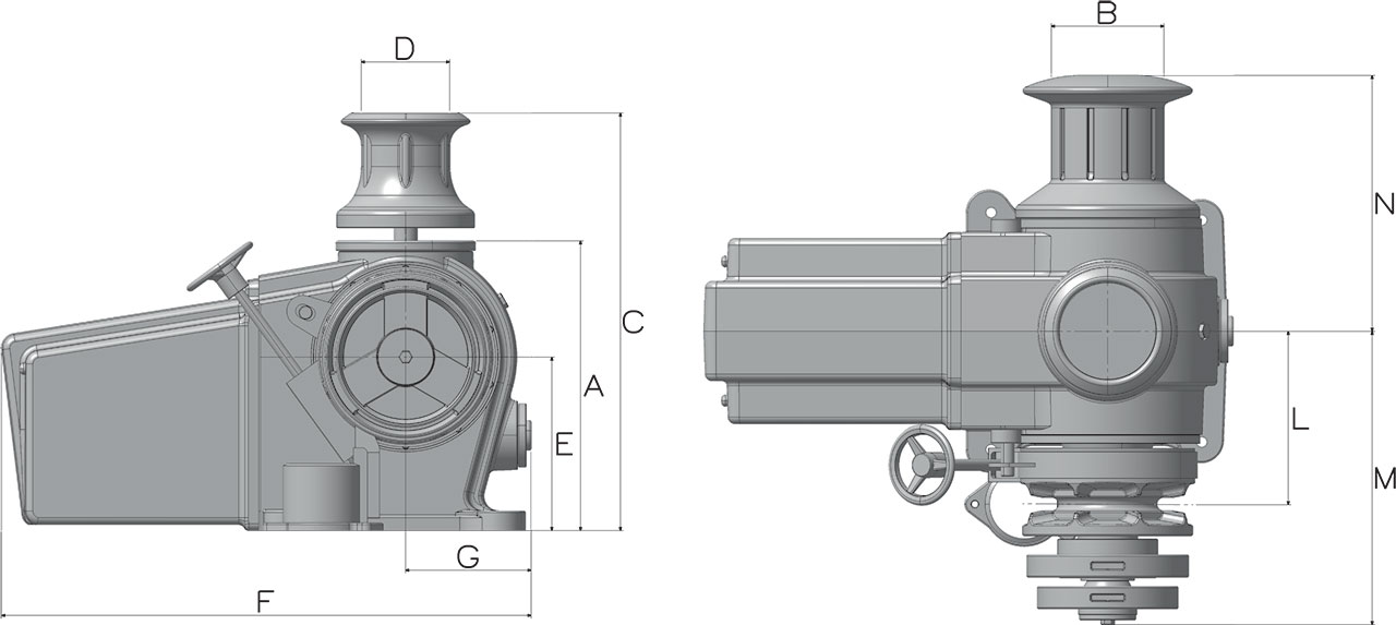 ERCOLE Horizontal Windlass – Alex Marine